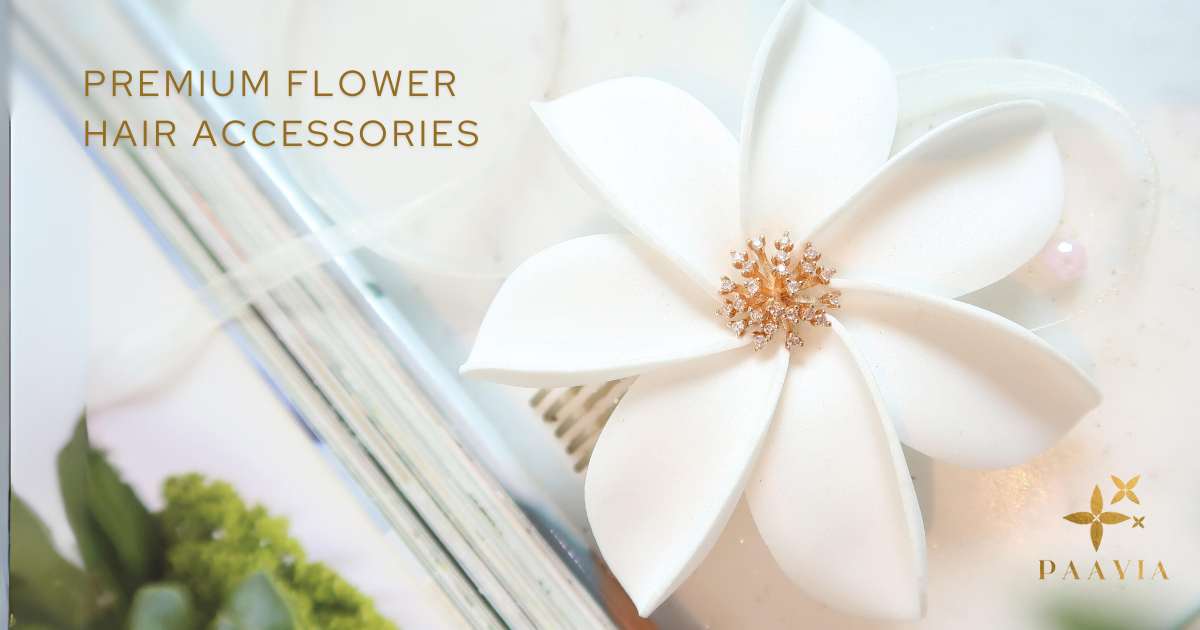 Paayia - Premium flower hair accessories for special days